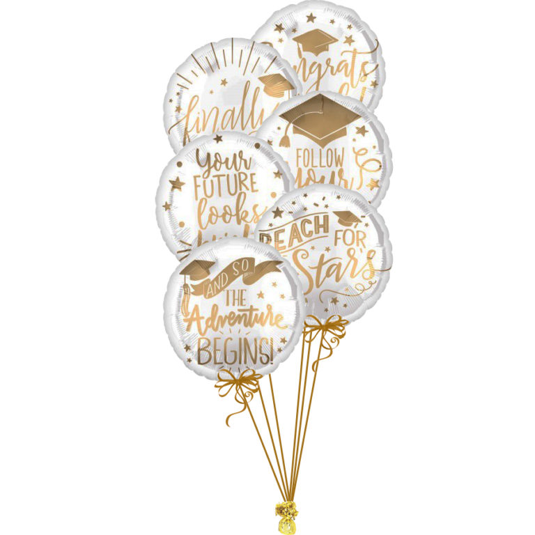 Multi Graduation Foil Bunch | Magic Balloons